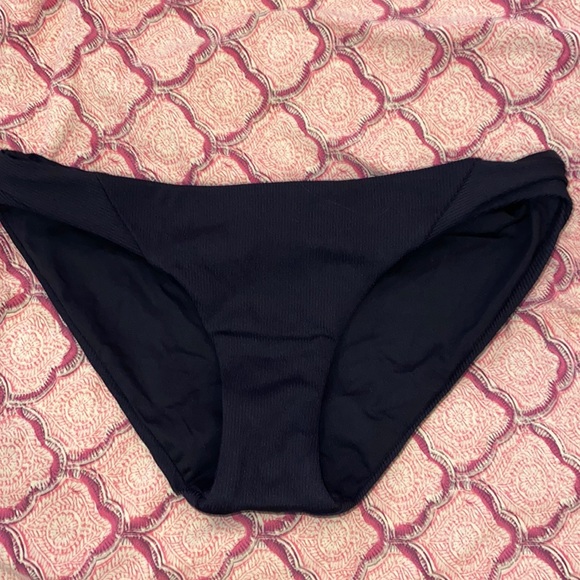 Becca Swim Becca S Small Black Ribbed Bikinis Bottoms Poshmark
